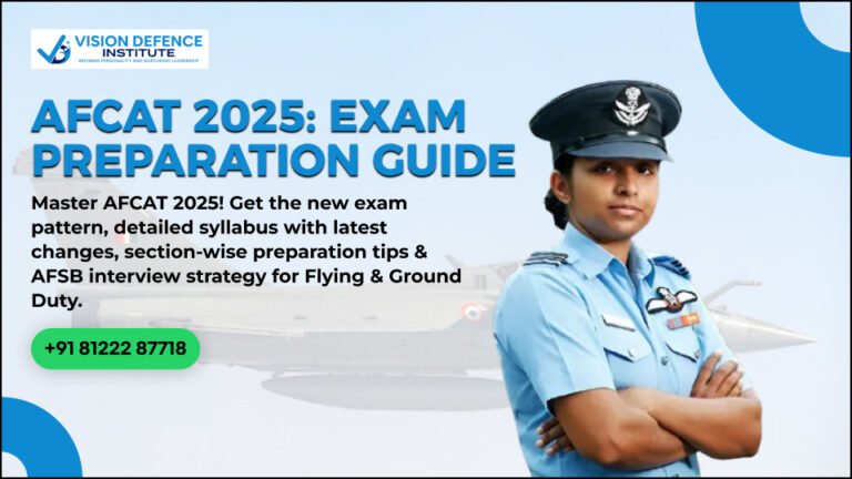 AFCAT 2025 Exam: New Pattern, Syllabus & Prep Tips - Vision Defence ...