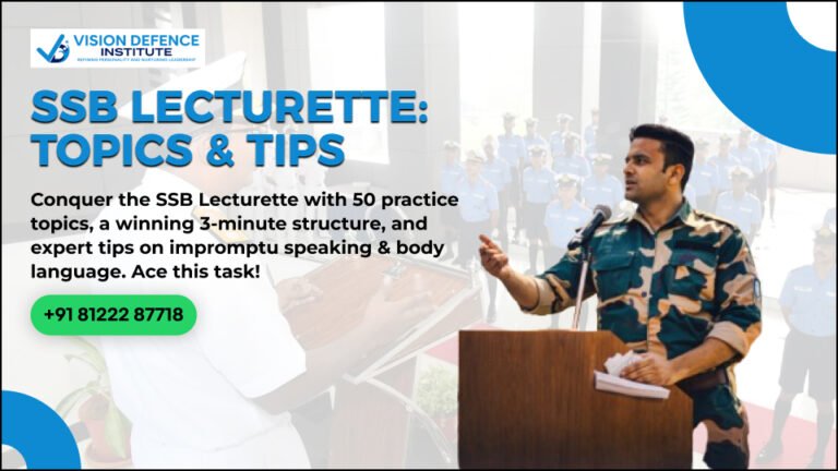 Master SSB Lecturette: 50 Topics & Speaking Tips - Vision Defence Institute
